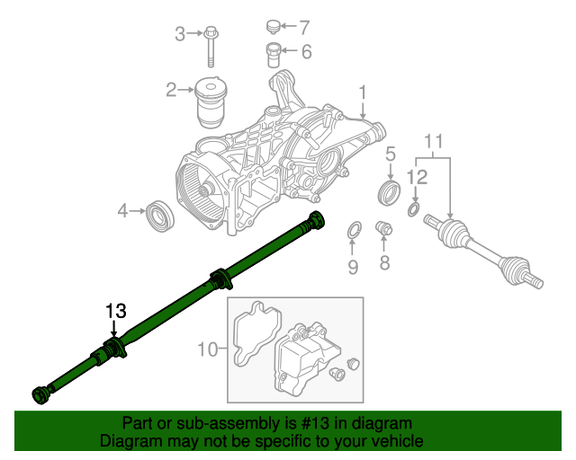 32249786 - Drive Shaft 2015-2018 Volvo | My Swedish Parts
