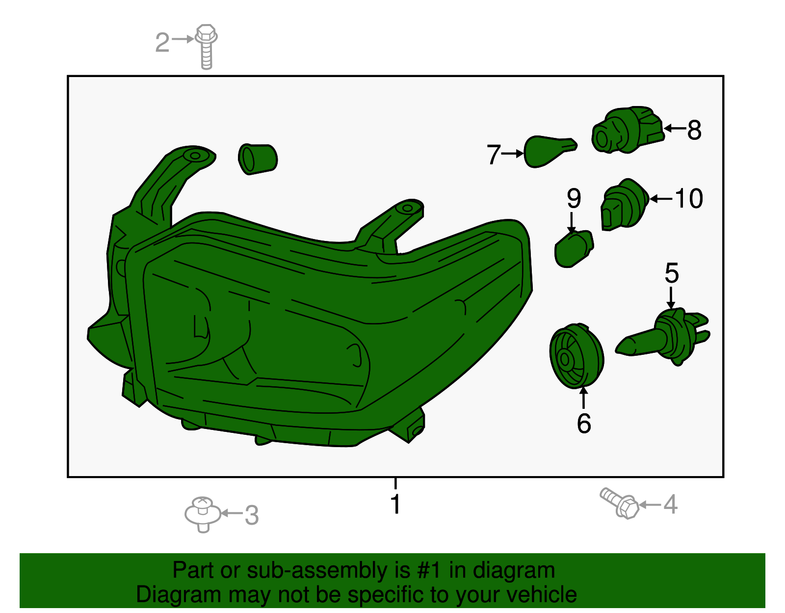 81150-0C130 - High-Quality Headlight Assembly for 2018-2021 Toyota ...