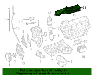 276-090-04-42 - Engine Intake Manifold 2015-2019 Mercedes-Benz ...
