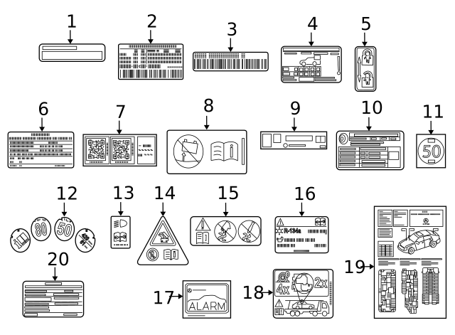 000-817-64-04 - Label 2021-2023 Mercedes-Benz | Mercedes-Benz USA Parts