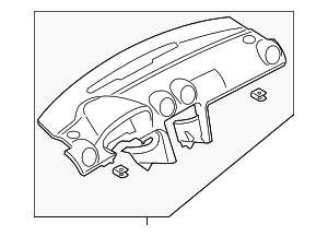 2006-2013 Audi Instrument Panel 8P1-857-003-D-24A | Audi USA Parts