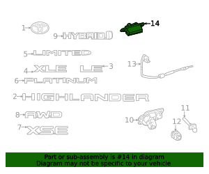 2017-2024 Toyota Switch 84840-47060 | OEM Parts Online