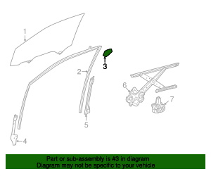 2014-2019 Toyota Highlander Corner Trim 67663-0E040 | Toyota Parts Center