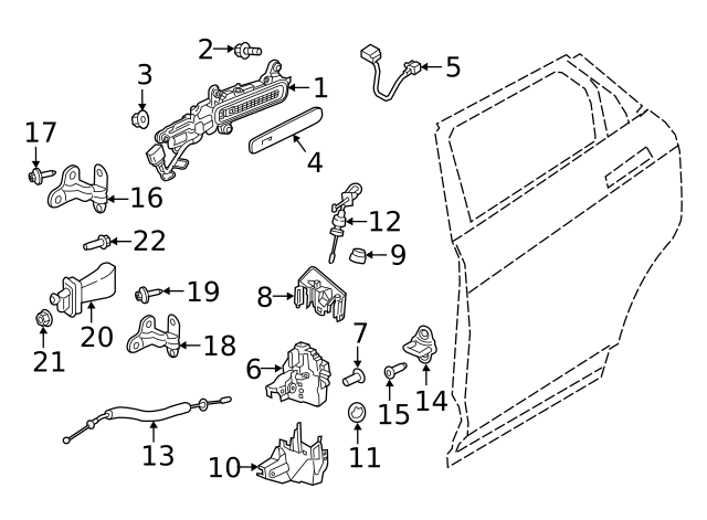 Genuine OEM Object Sensor Part# LR098327 Fits 2020-2023 Land Rover ...