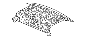 66500-T20-306ZZ - Package Tray 2022-2025 Honda Civic | Honda Parts Online