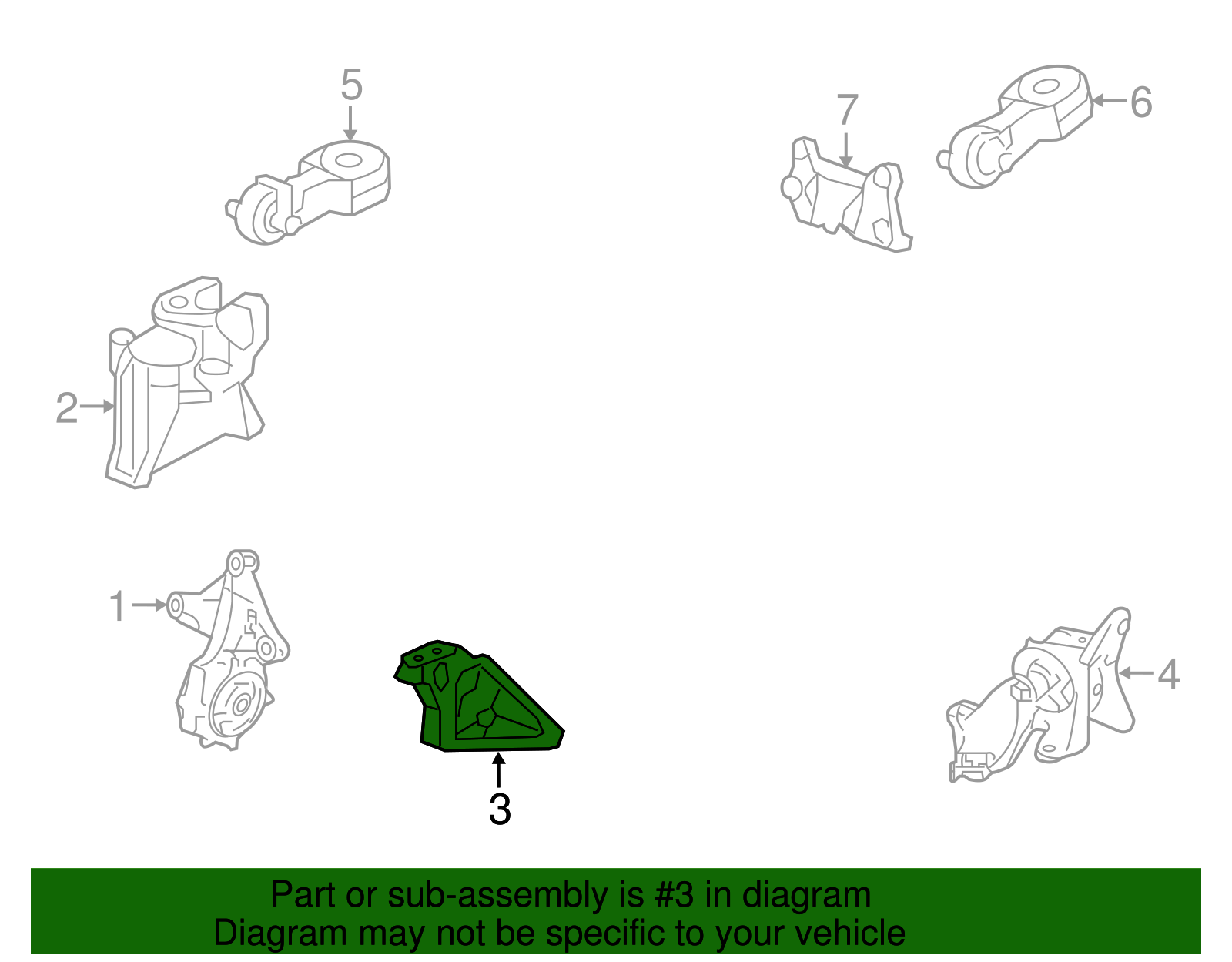 11910-REZ-A00 - Side Mount Bracket 2010-2014 Honda CR-V | Honda Parts ...