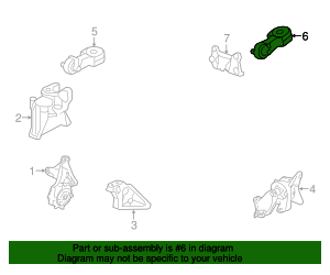 50890-T0A-A81 - Torque Rod 2012-2016 Honda CR-V | Honda Parts Online