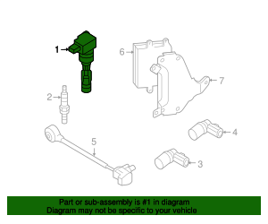 CY01-18-100B - Ignition Coil - 2007-2015 Mazda | mazdaswag.com