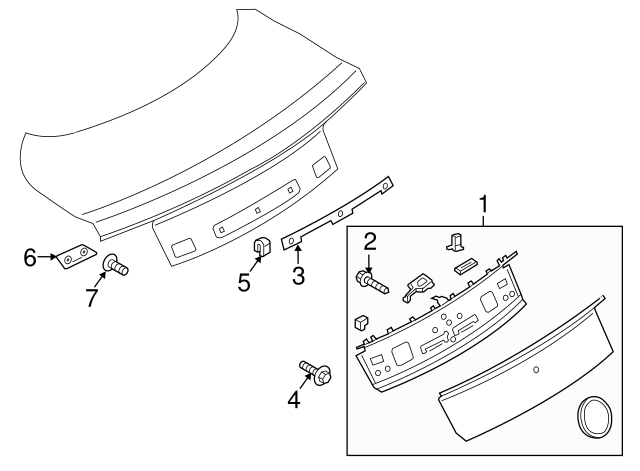 2018-2020 Ford Mustang Finish Panel JR3Z-6342528-BH | TascaParts.com