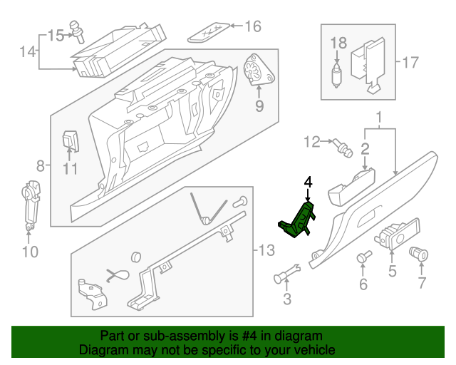 2011-2017 Volkswagen Touareg Guide 7P6-858-475 | OEM Parts Online