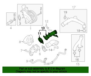 2013-2023 Land Rover Inlet Tube LR049990 | OEM Parts Online
