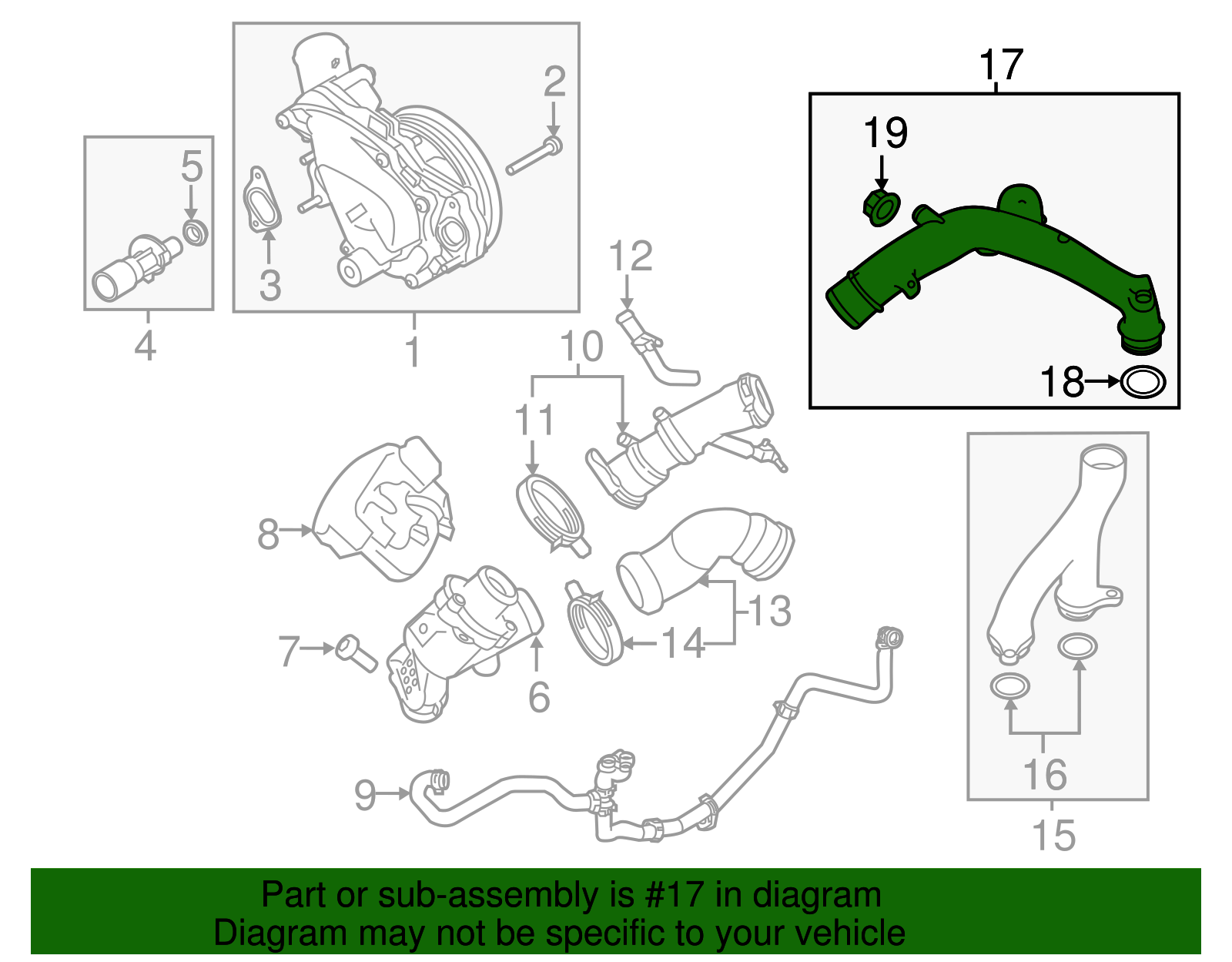 2016-2023 Land Rover Water Manifold LR090630 | LandRoverParamusParts