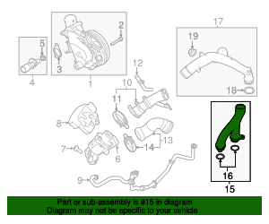 2014-2022 Land Rover Water Pipe LR092992 | OEM Parts Online
