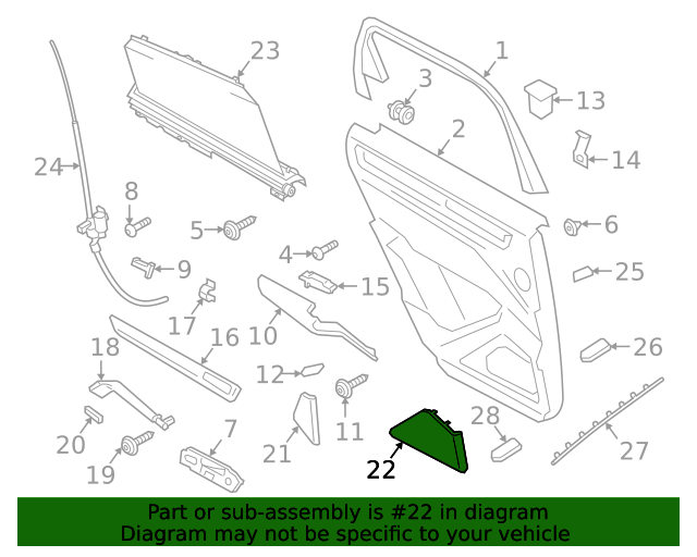 Genuine Porsche 9Y0-868-451-OL8 |Speaker Grille | FREE Shipping on Most ...