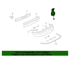 1997-2000 Buick Regal Splash Shield 10406793 GM | GMPartsDirect.com