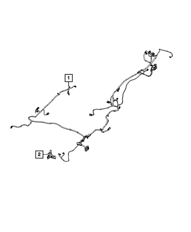 2022-2023 Jeep Chassis Wiring 68483600AC | Miracle Mopar