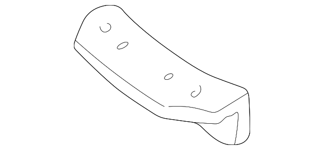 Genuine Toyota Lower Pad part# 53851-47010 for 2000-2005 Toyota ...