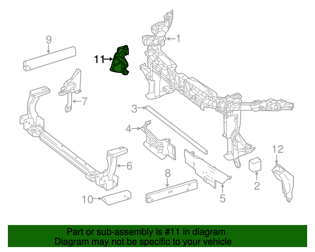 2014-2020 Mercedes-Benz Air Duct 246-505-07-30 | AutoNationParts.com