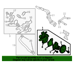 2017-2021 Kia Sportage Water Pump 25100 2GTC0 | TascaParts.com
