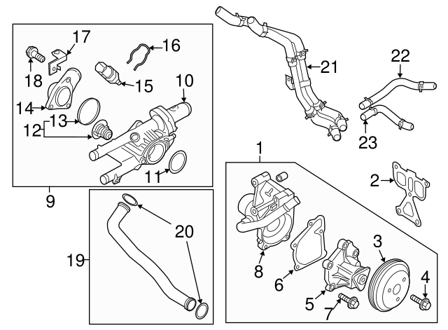 25642-2GGA0 - Thermostat Gasket 2016-2022 Kia | Kia.Parts Store