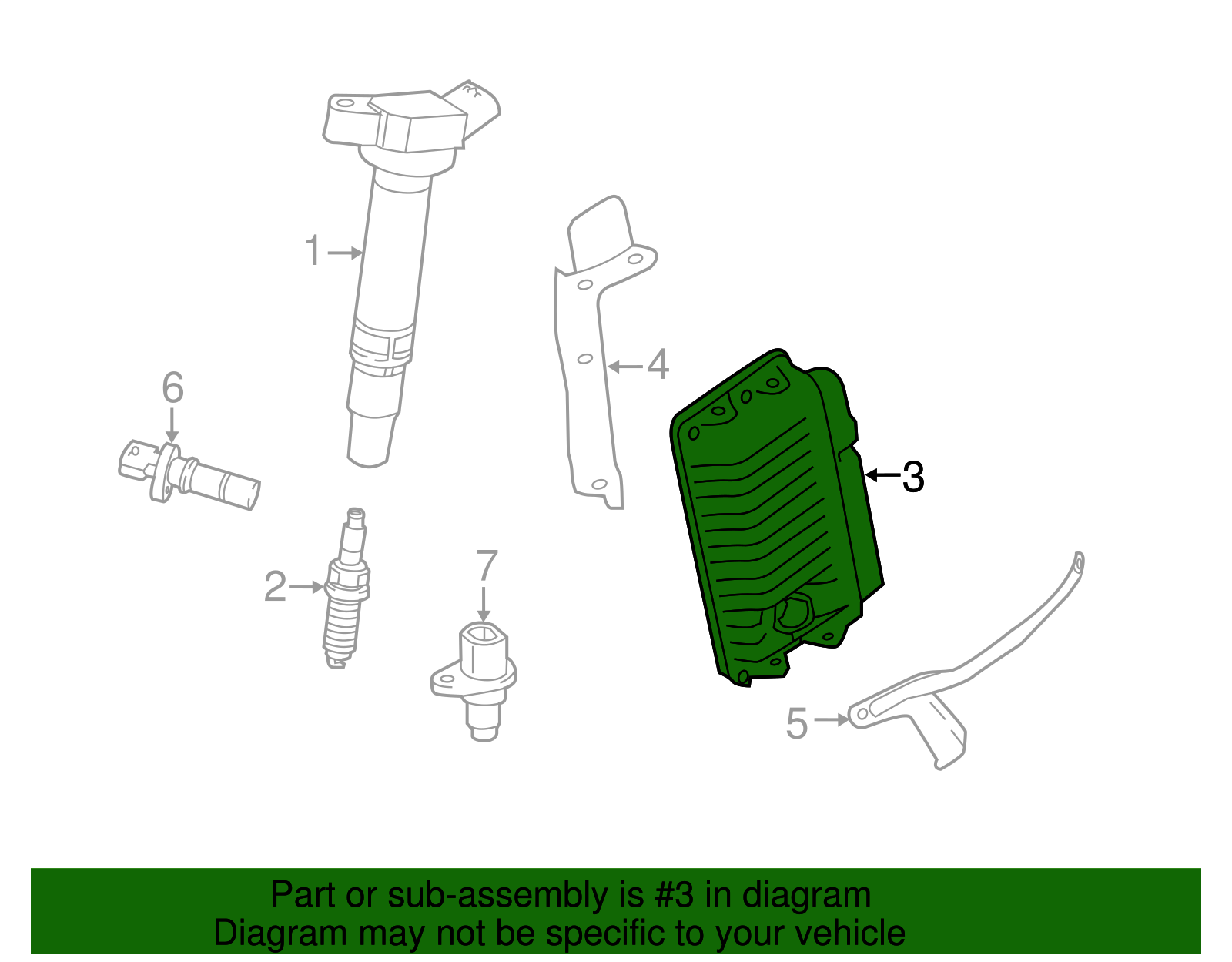 2013-2015 Toyota RAV4 Engine Control Module (ECM) 89661-0R382 | Toyota ...