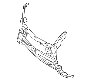 Basic Carrier For Bumper 166-885-14-65-64 | Mercedes-Benz Parts