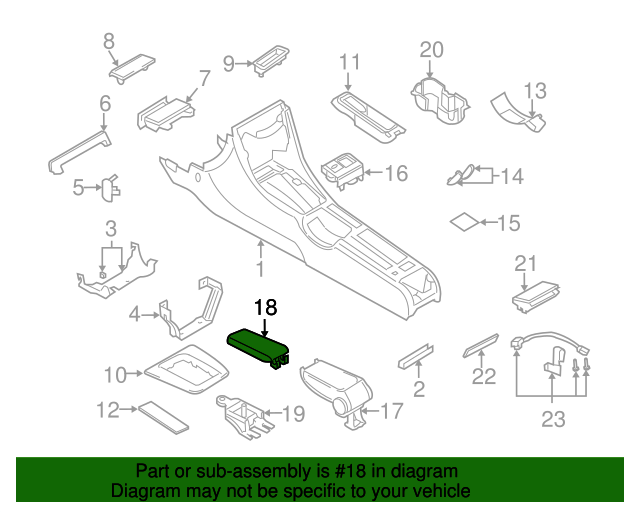 4B0-864-245-AL-73G - Armrest Door 2001-2008 Audi | AutoNationParts.com