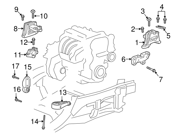 11610904 - Multi-Purpose Bolt 2018-2023 GM | Chevrolet Parts Direct