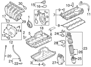 07K-115-397-E - Oil Filter Housing - 2011-2014 Volkswagen | VW Direct ...