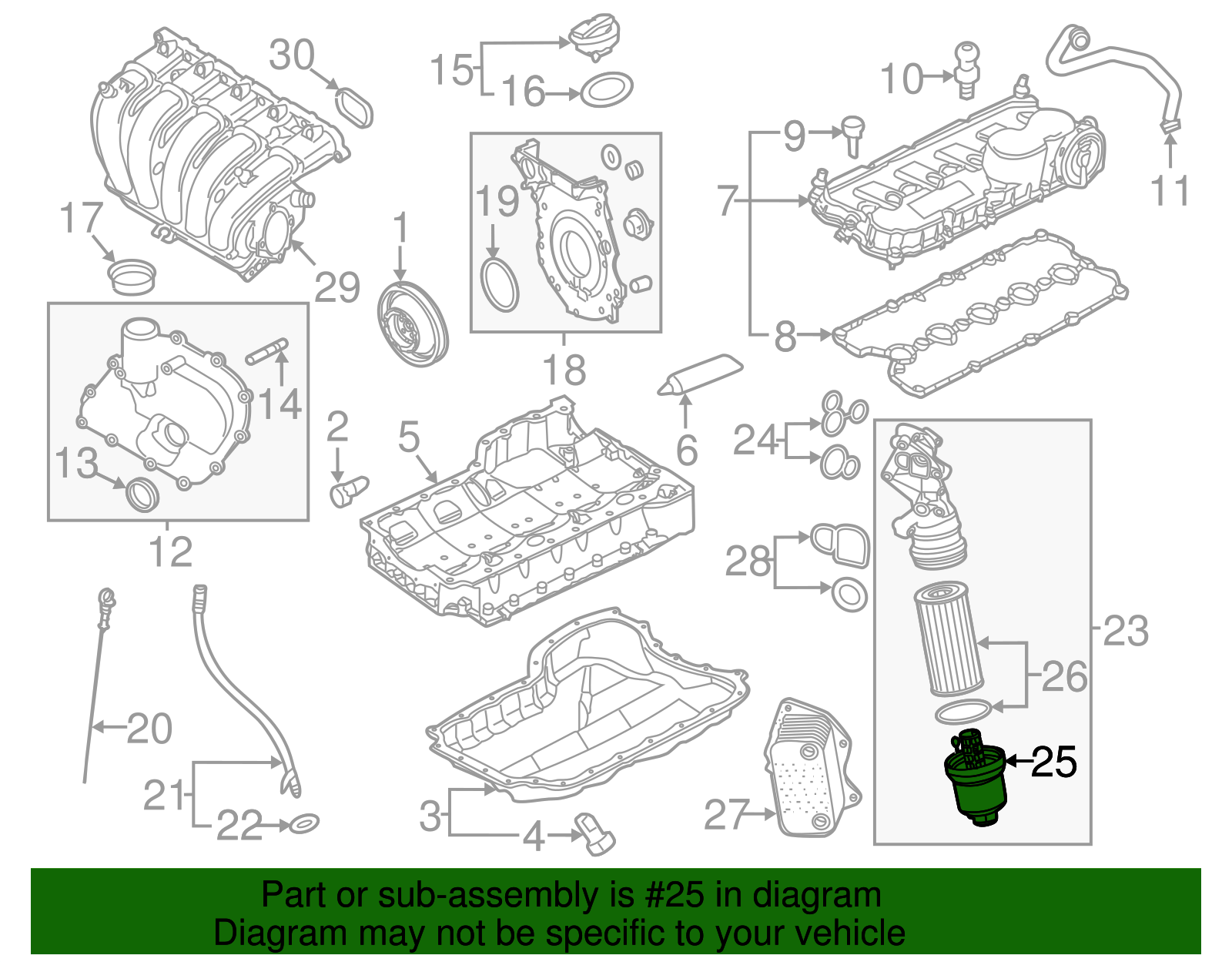07K-115-408 - Oil Filter Housing 2006-2014 Volkswagen | Volkswagen ...