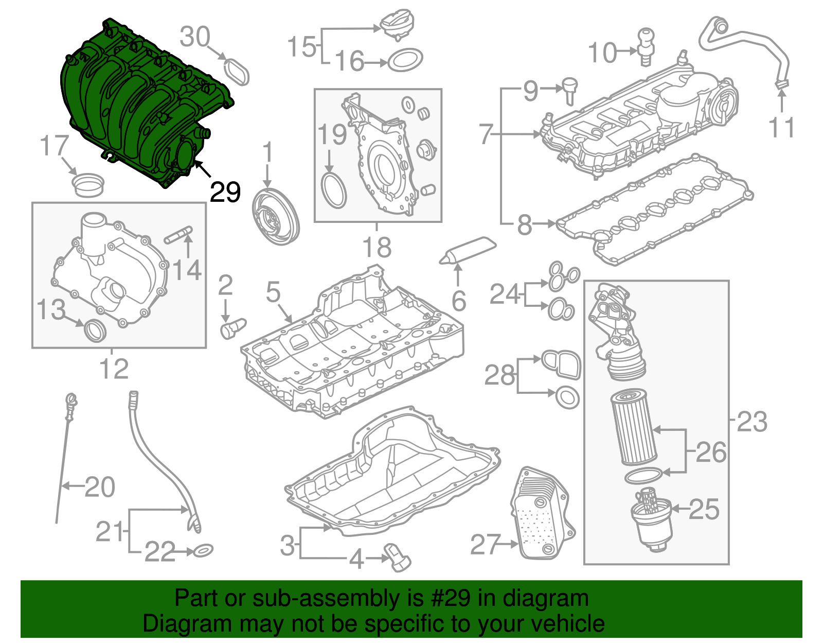 2005-2014 Volkswagen Intake Manifold 07K-133-201-M | OEM VW Parts Haus
