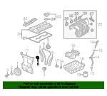 2008-2024 Mitsubishi Engine Timing Chain Tensioner MN183894 ...