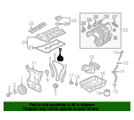 2008-2024 Mitsubishi Camshaft Gear 1147A014 | Mitsubishi Parts ...