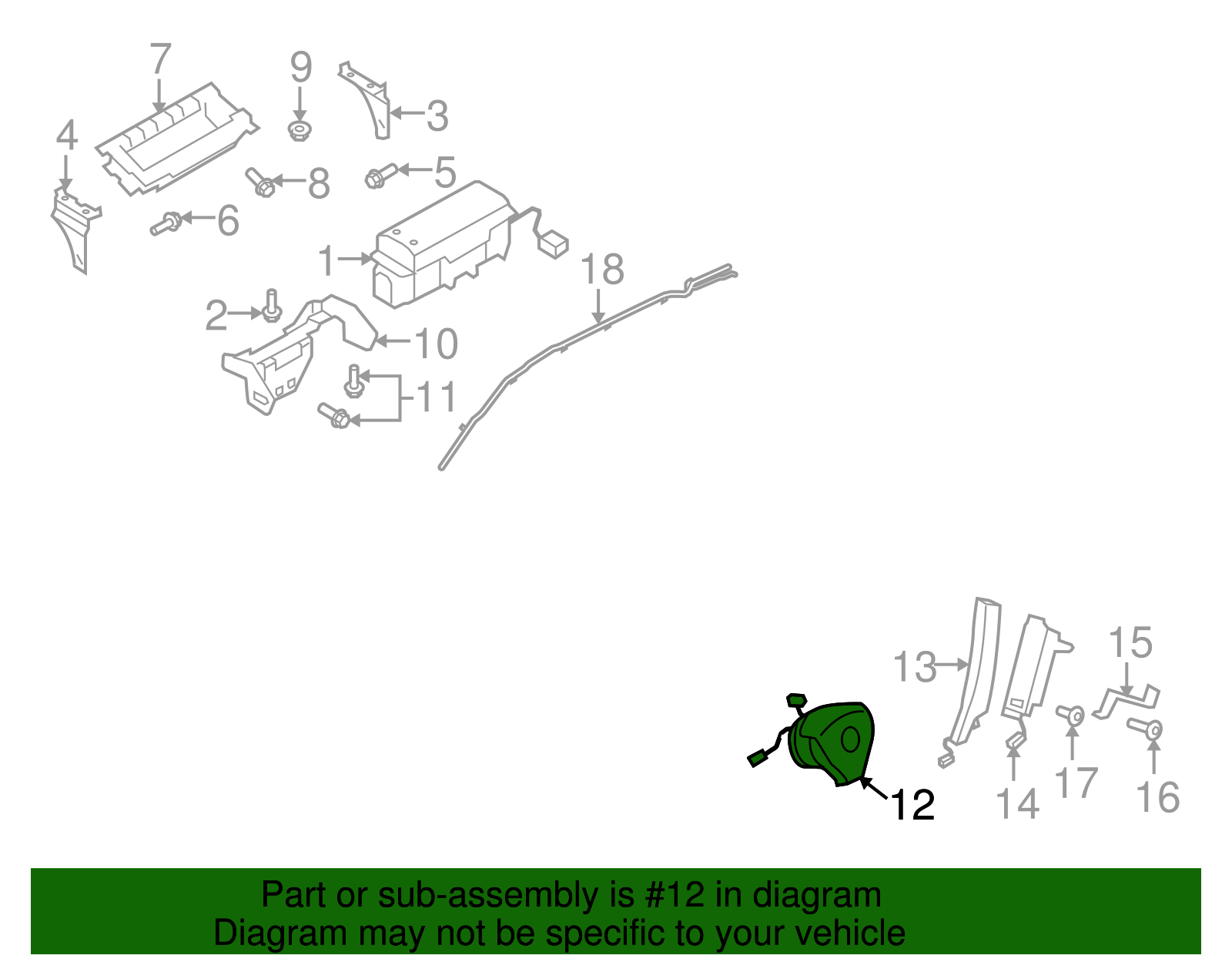 2006-2011 Volkswagen Driver Air Bag 1K0-880-201-CB-1QB | OEM VW Parts Haus