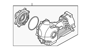 2008-2015 Audi R8 Differential Assembly 0AZ-409-505-A | Audi USA Parts