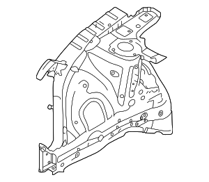 2022-2024 Hyundai Tucson Apron Assembly 64502-CW000 | QuirkParts