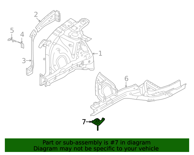 2021-2022 Hyundai Rail Assembly Extension 64661-P2000 | OEM Parts Online