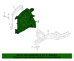 2022-2024 Hyundai Tucson Apron Assembly 64502-CW000 | QuirkParts