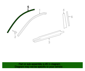 75985-06050 - Black Out Tape 2012-2017 Toyota Camry | AutoNationParts.com