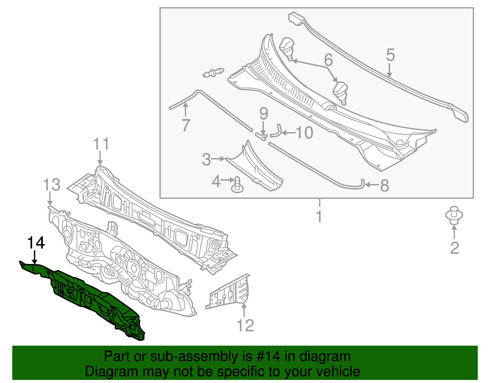84124-B2700 - Insulator 2017-2019 Kia Soul | Kia.Parts Store