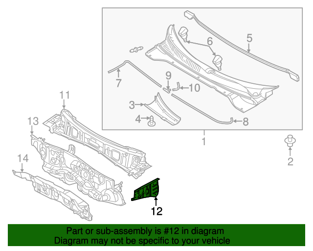 66765-B2000 - Side Extension 2014-2019 Kia | Kia.Parts Store