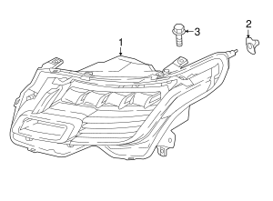 Genuine OEM Composite Assembly Part# LR169869 Fits 2018-2022 Land Rover ...