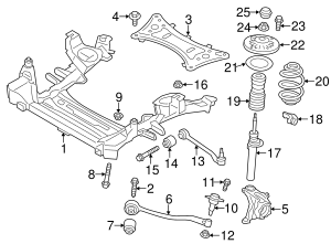31306852158 - 2011-2020 BMW Upper Strut Mount (31-30-6-852-158) | BMW ...