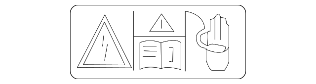 2014-2022 Mercedes-Benz Hybrid High Voltage Information Label 000-584 ...