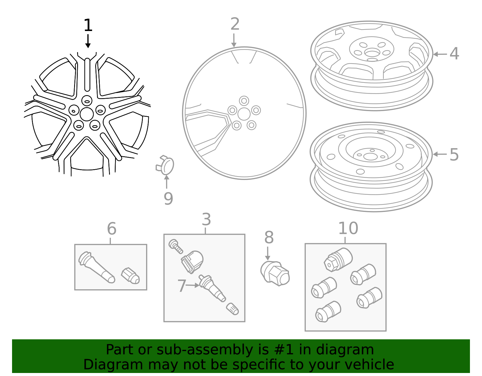 2017-2018 Ford Edge OEM NEW 2017-2018 Ford Edge 19 Inch 19x8.5 Sparkle ...