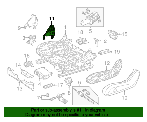 205-919-55-00-9051 - Seat Trim Panel 2017-2023 Mercedes-Benz | Mercedes ...