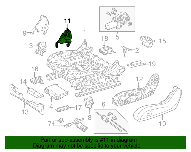 205-919-55-00-9051 - Seat Trim Panel 2017-2023 Mercedes-Benz | Mercedes ...
