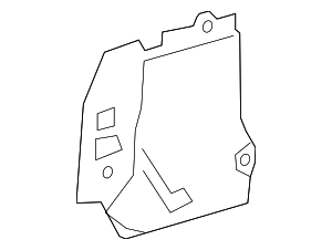 238-682-74-00 - Body A-Pillar Insulator 2018-2023 Mercedes-Benz ...