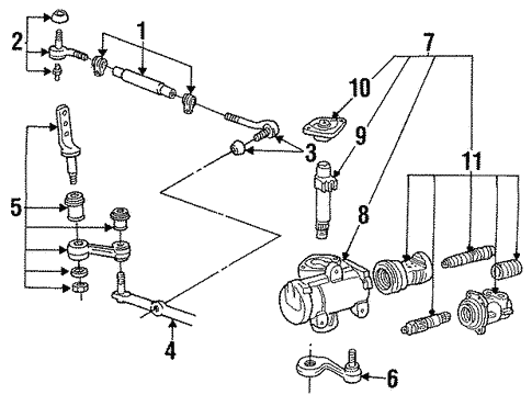 Steering Gear & Linkage for 1996 Ford Crown Victoria | Blue Springs ...