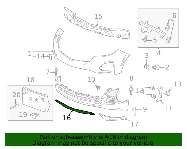 2022-2024 Chevrolet Equinox Molding 84553324 GM | GMPartsDirect.com